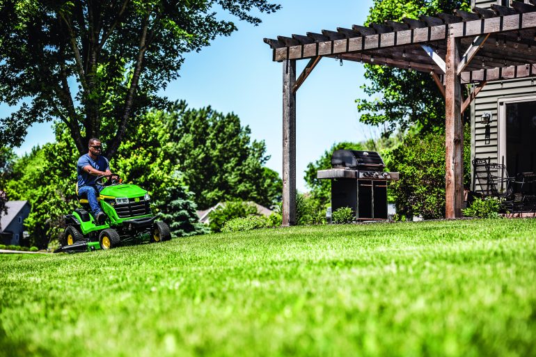 John Deere X350 Ride on Lawnmower - Deck Option | MowShop