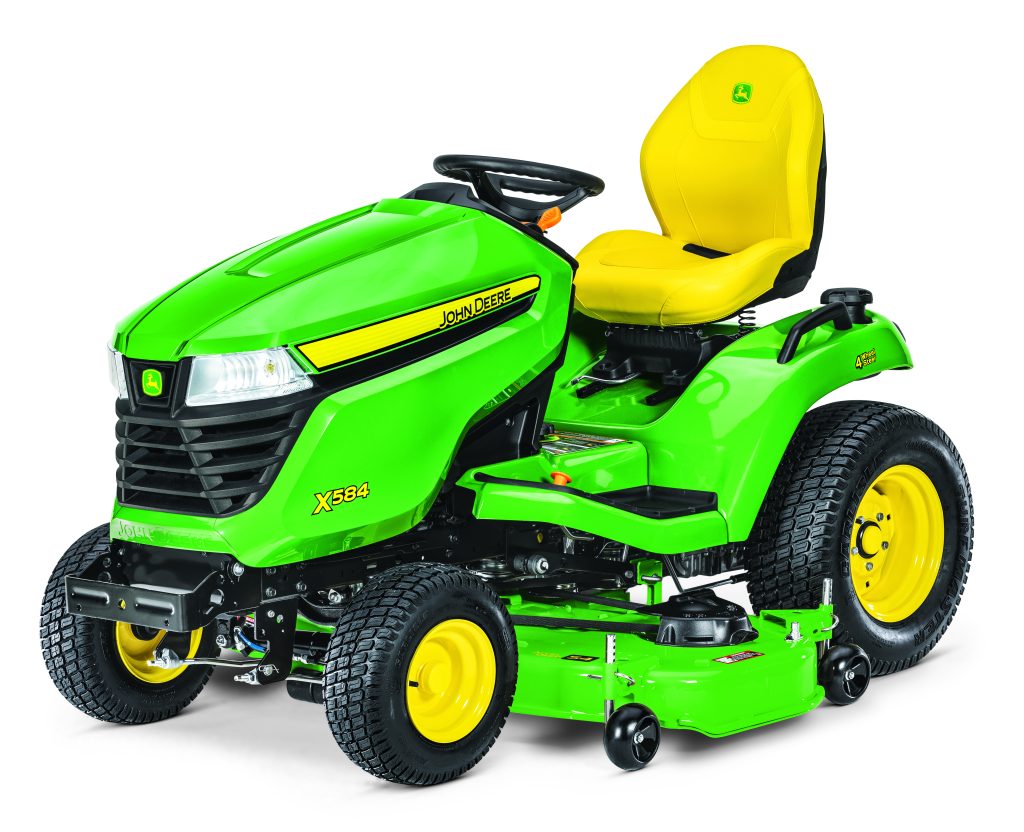 John Deere X584 Ride on Lawnmower - Deck Options | MowShop