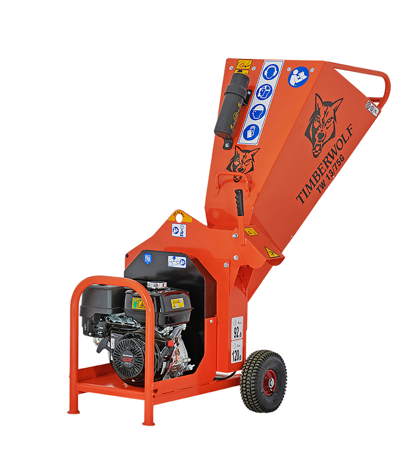 Timberwolf TW 13/75G Gravity Fed Wood Chipper 3" | MowShop